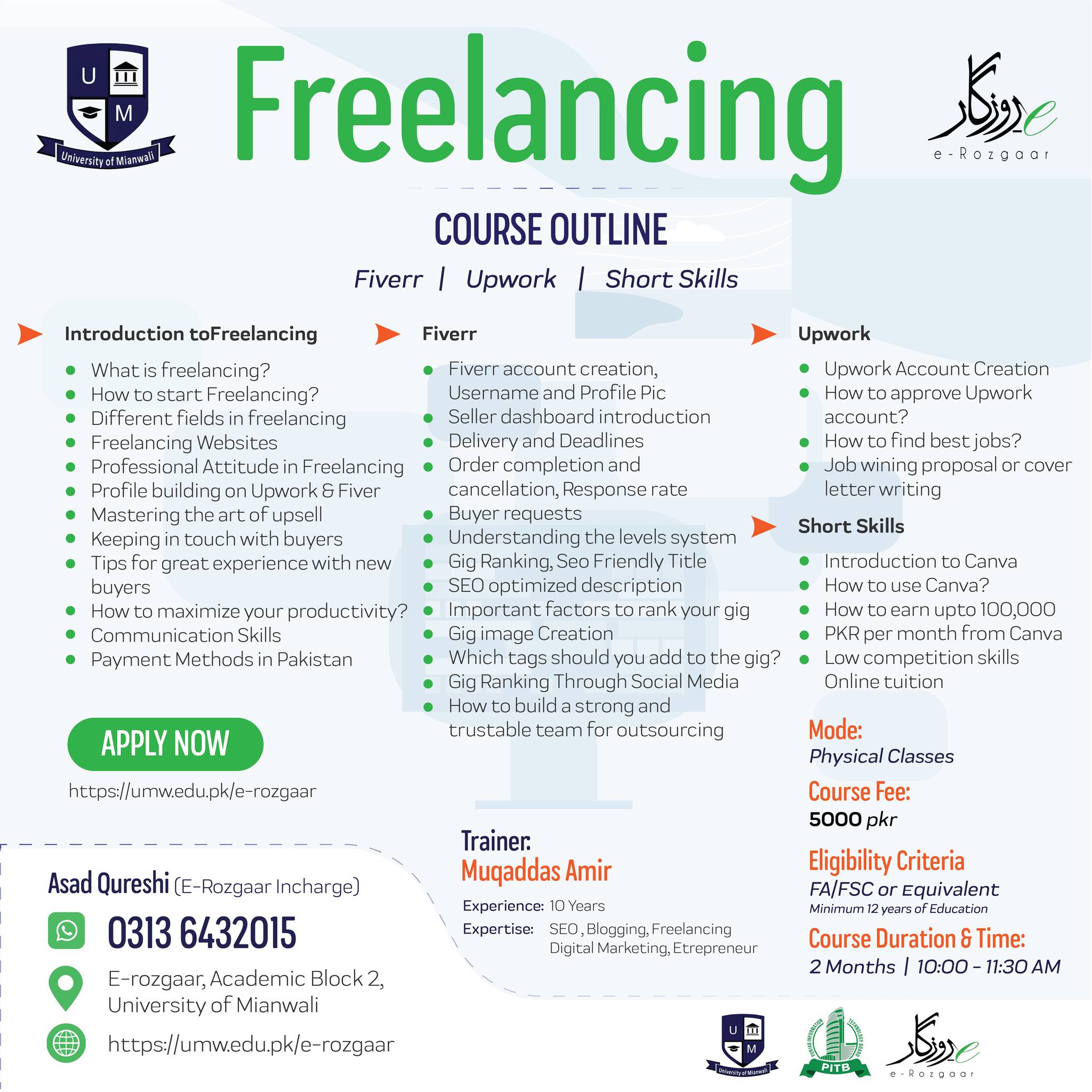 E-Rozgar - University of Mianwali