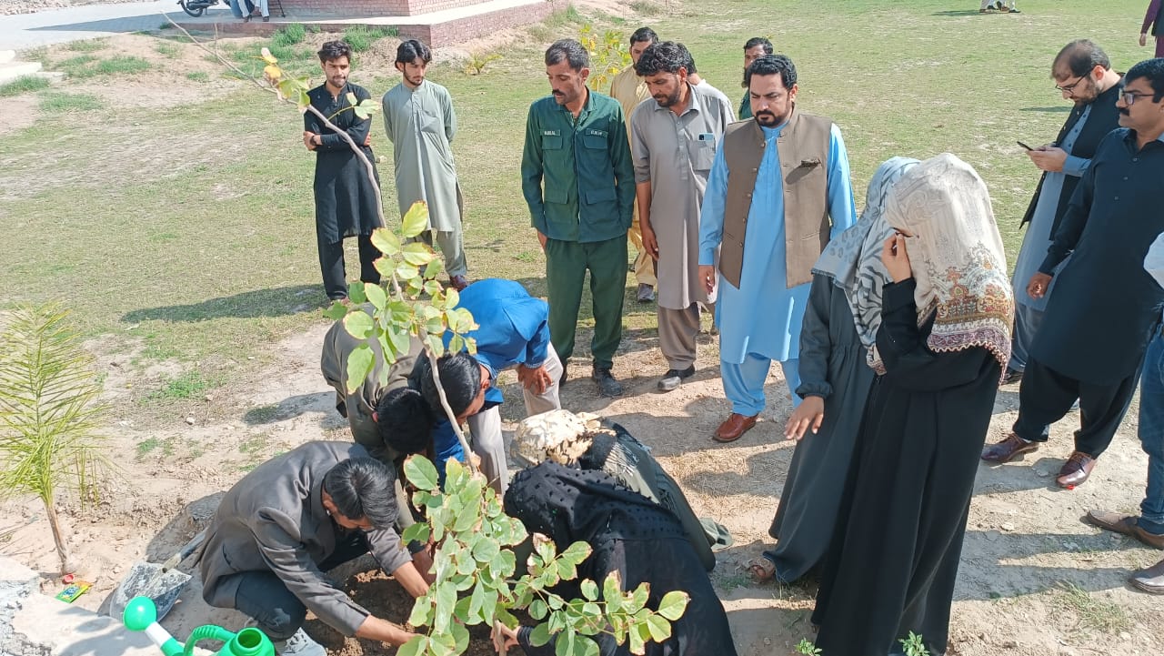 Vice-Chancellor University of Mianwali Prof. Dr. Islam Ullah Khan inaugurated the Plantation ...